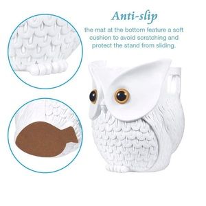 Other | Ceramic Owl Statue Figure Amazon Alexa Echo Speaker Stand Mount ...